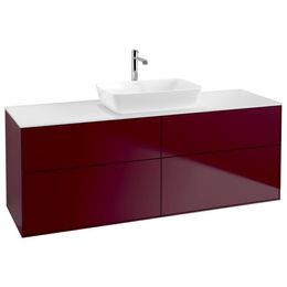 Villeroy & Boch Villeroy und Boch Finion Waschtischunterschrank G85100HB 160x60,3cm, Emotion, Abdeckplatte white matt, Peony Matt