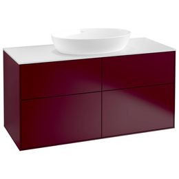 Villeroy & Boch Villeroy und Boch Finion Waschtischunterschrank GA3100HB 120x60,3cm, Emotion, Abdeckplatte white matt, Peony Matt