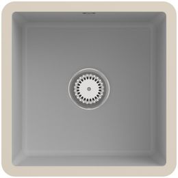 Villeroy & Boch Villeroy und Boch Unterbausp&uuml;le 332501SM mit Ablaufgarnitur und Handbet&auml;tigung, Steam