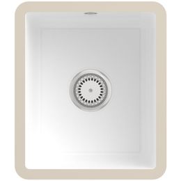 Villeroy & Boch Villeroy und Boch Unterbausp&uuml;le 332401KG mit Ablaufgarnitur und Handbet&auml;tigung, Snow White