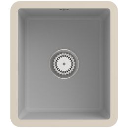 Villeroy & Boch Villeroy und Boch Unterbausp&uuml;le 332401SM mit Ablaufgarnitur und Handbet&auml;tigung, Steam