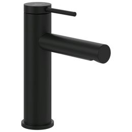 Villeroy & Boch Villeroy und Boch Loop + Friends Einhebel-Waschtischarmatur TVW106102153K5 mit Zugstangen-Ablaufgarnitur, matt black