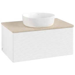 Villeroy & Boch Villeroy & Boch Antao Waschtischunterschrank 800x360x500mm L30113MT mit Beleuchtung mit Struktur FK/AP: MT/3