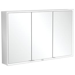 Villeroy & Boch Villeroy und Boch My View Now Einbau-Spiegelschrank A4581200 120 x 75 x 16,8 cm, LED-Beleuchtung, 3 T&uuml;ren, mit Ein-/Ausschalter