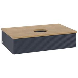 Villeroy & Boch Villeroy & Boch Antao Waschtischunterschrank 800x190x500mm L08111HG mit Beleuchtung mit Struktur FK/AP: HG/1