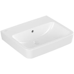 Villeroy & Boch Villeroy und Boch O.novo Einbau-/Aufsatz-Waschtisch 4A41ML01 55x46cm, eckig, ohne Hahnloch, mit &Uuml;berlauf, wei&szlig;