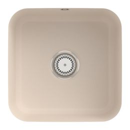 Villeroy & Boch Villeroy und Boch Unterbausp&uuml;le 670301FU mit Ablaufgarnitur, Handbet&auml;tigung, Befestigungssatz, Ivory