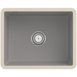 Villeroy & Boch Villeroy und Boch Unterbausp&uuml;le 331001KD mit Ablaufgarnitur und Handbet&auml;tigung, Fossil