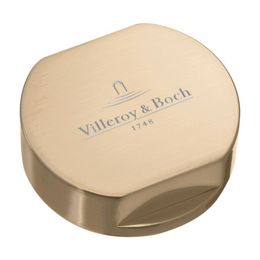 Villeroy & Boch Villeroy und Boch Abdeckkappe 94052603 gold, Edelstahl massiv, rund, f&uuml;r Einzeldrehgriff