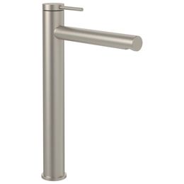 Villeroy & Boch Villeroy und Boch Loop + Friends Einhebel-Waschtischarmatur TVW10610615364 erh&ouml;ht, ohne Ablaufgarnitur, brushed nickel black