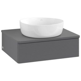 Villeroy & Boch Villeroy & Boch Antao Waschtischunterschrank 600x190x500mm L07110GK mit Beleuchtung mit Struktur FK/AP: GK/0