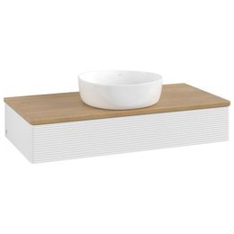 Villeroy & Boch Villeroy & Boch Antao Waschtischunterschrank 1000x190x500mm L09111GF mit Beleuchtung mit Struktur FK/AP: GF/1