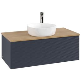 Villeroy & Boch Villeroy & Boch Antao Waschtischunterschrank 1000x360x500mm L31151HG mit Beleuchtung mit Struktur FK/AP: HG/1
