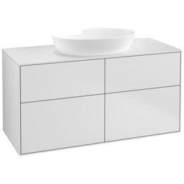 Villeroy & Boch Villeroy und Boch Finion Waschtischunterschrank FA3100MT 120x60,3cm, Abdeckplatte white matt, White matt lacquer