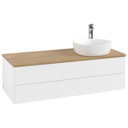 Villeroy & Boch Villeroy & Boch Antao Waschtischunterschrank 1200x360x500mm L23151MT mit Beleuchtung mit Struktur FK/AP: MT/1