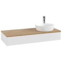 Villeroy & Boch Villeroy & Boch Antao Waschtischunterschrank 1200x190x500mm L12151GF mit Beleuchtung mit Struktur FK/AP: GF/1