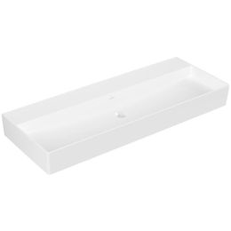 Villeroy & Boch Villeroy & Boch Memento 2.0 Waschtisch 4A22C3R1 120 x 47 cm, wei&szlig; alpin C-plus, ohne Hahnloch, ohne &Uuml;berlauf