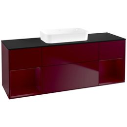 Villeroy & Boch Villeroy und Boch Finion Waschtischunterschrank F742HBHB 160x60,3x50,1cm, Regale Peony matt lacquer, Peony Matt