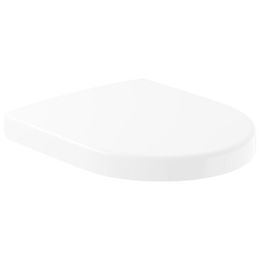 Villeroy & Boch Villeroy und Boch SUBWAY compact WC-Sitz 9M666101 Scharniere Edelstahl, wei&szlig;