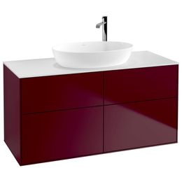 Villeroy & Boch Villeroy und Boch Finion Waschtischunterschrank G91100HB 120x60,3cm, Emotion, Abdeckplatte white matt, Peony Matt