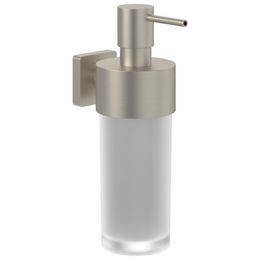 Villeroy & Boch Villeroy und Boch Elements Striking Seifenspender TVA15200700064 brushed nickel black, 230ml, Glas satiniert