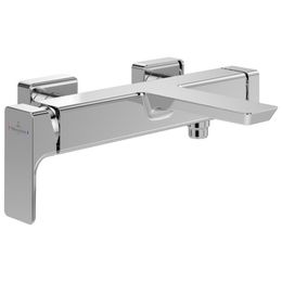 Villeroy & Boch Villeroy und Boch Subway 3.0 Wannenarmatur TVT11200200061 mit Umsteller, Wandmontage, chrom