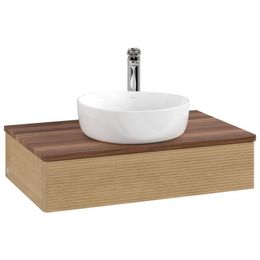 Villeroy & Boch Villeroy & Boch Antao Waschtischunterschrank 800x190x500mm L08152HN mit Beleuchtung mit Struktur FK/AP: HN/2