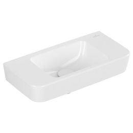 Villeroy & Boch Villeroy und Boch O.novo Handwaschbecken 434253T2 50x25cm, ohne &Uuml;berlauf, ohne Hahnloch, wei&szlig; AntiBac C-plus