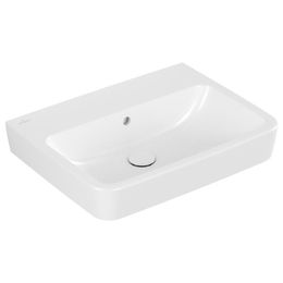 Villeroy & Boch Villeroy und Boch O.novo Waschtisch 4A416201 60x46cm, eckig, ohne Hahnloch, mit &Uuml;berlauf, wei&szlig;