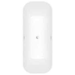Villeroy & Boch Villeroy und Boch Finion Rechteck-Freistehwanne 177FIN7N100V3RW 170 x 70 cm, Wasserzulauf, Emotion, stone white, chrom