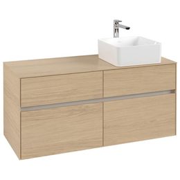 Villeroy & Boch Villeroy und Boch Collaro Waschtischunterschrank C04300VJ 120 x 54,8 x 50 cm, Waschtisch rechts, Nordic Oak