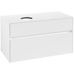 Villeroy & Boch Villeroy und Boch Collaro Waschtischunterschrank C03900MS 100 x 54,8 x 50 cm, Waschtisch links, White Matt