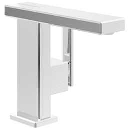 Villeroy & Boch Villeroy und Boch Mettlach Einhebel-Waschtischarmatur TVW12600100061 ohne Ablaufgarnitur, verstellbarer Strahlregler, chrom