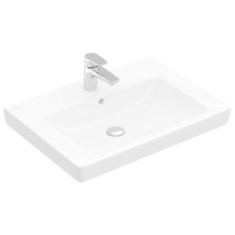 Villeroy & Boch Villeroy & Boch Subway 2.0 Waschtisch 7113FA01 65 x 47 cm, weiss, mit &Uuml;berlauf und Hahnloch