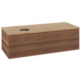 Villeroy & Boch Villeroy & Boch Antao Waschtischunterschrank 1200x360x500mm L22111HM mit Beleuchtung mit Struktur FK/AP: HM/1