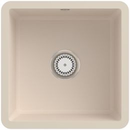 Villeroy & Boch Villeroy und Boch Unterbausp&uuml;le 332501FU mit Ablaufgarnitur und Handbet&auml;tigung, Ivory