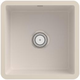 Villeroy & Boch Villeroy und Boch Unterbausp&uuml;le 332501KR mit Ablaufgarnitur und Handbet&auml;tigung, Crema
