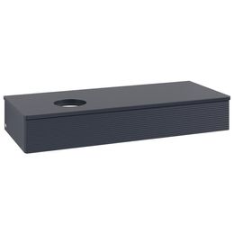 Villeroy & Boch Villeroy und Boch Antao Waschtisch-Unterschrank K11110HG 120x19x50cm, Waschbeckenplattenfarbe Lack, midnight blue matt lacquer