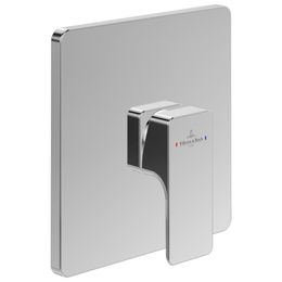 Villeroy & Boch Villeroy und Boch Subway 3.0 Fertigmontageset TVS11200200061 Unterputz-Einhebel-Duscharmatur, Wandmontage, chrom