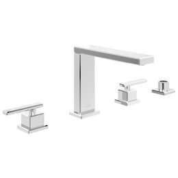 Villeroy & Boch Villeroy und Boch Mettlach Vierloch-Wannenrandarmatur TVT12600200061 Standmontage, chrom