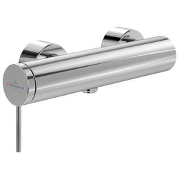 Villeroy & Boch Villeroy und Boch Loop + Friends Einhebel-Duscharmatur TVS10630115361 mit R&uuml;ckflussschutz, Wandmontage, chrom