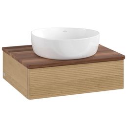 Villeroy & Boch Villeroy & Boch Antao Waschtischunterschrank 600x190x500mm L07112HN mit Beleuchtung mit Struktur FK/AP: HN/2