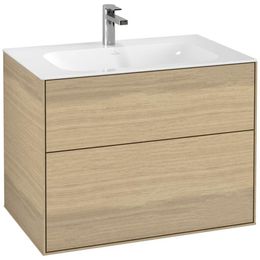 Villeroy & Boch Villeroy und Boch Finion Waschtischunterschrank G01000PC 79,6x59,1x49,8cm, Oak Veneer, mit Wandbeleuchtung