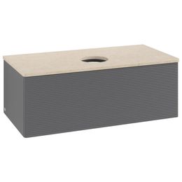 Villeroy & Boch Villeroy & Boch Antao Waschtischunterschrank 1000x360x500mm L31113GK mit Beleuchtung mit Struktur FK/AP: GK/3