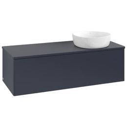 Villeroy & Boch Villeroy und Boch Antao Waschtisch-Unterschrank K34010HG 120x36x50cm, Waschbeckenplattenfarbe Lack, midnight blue matt lacquer