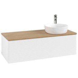 Villeroy & Boch Villeroy & Boch Antao Waschtischunterschrank 1200x360x500mm L34151MT mit Beleuchtung mit Struktur FK/AP: MT/1