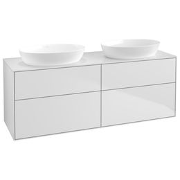 Villeroy & Boch Villeroy und Boch Finion Waschtischunterschrank FA8100MT 160x60,3cm, Abdeckplatte white matt, White matt lacquer