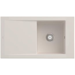 Villeroy & Boch Villeroy & Boch Timeline Einbausp&uuml;le 330701KR mit Ablaufgarnitur und Handbet&auml;tigung, Crema