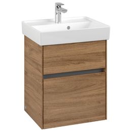 Villeroy & Boch Villeroy und Boch Collaro Waschtischunterschrank C00600RH 46x54,6x37,4cm, Kansas Oak