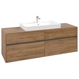 Villeroy & Boch Villeroy und Boch Collaro Waschtischunterschrank C02800RH 160x54,8x50cm, Waschtisch mittig, Kansas Oak
